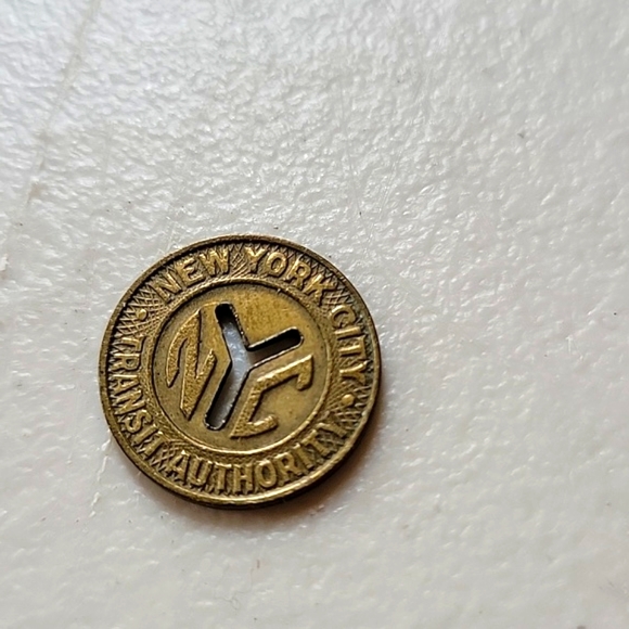 NYC Token | Other | Vintage New York City Transit Authority Fare Token ...